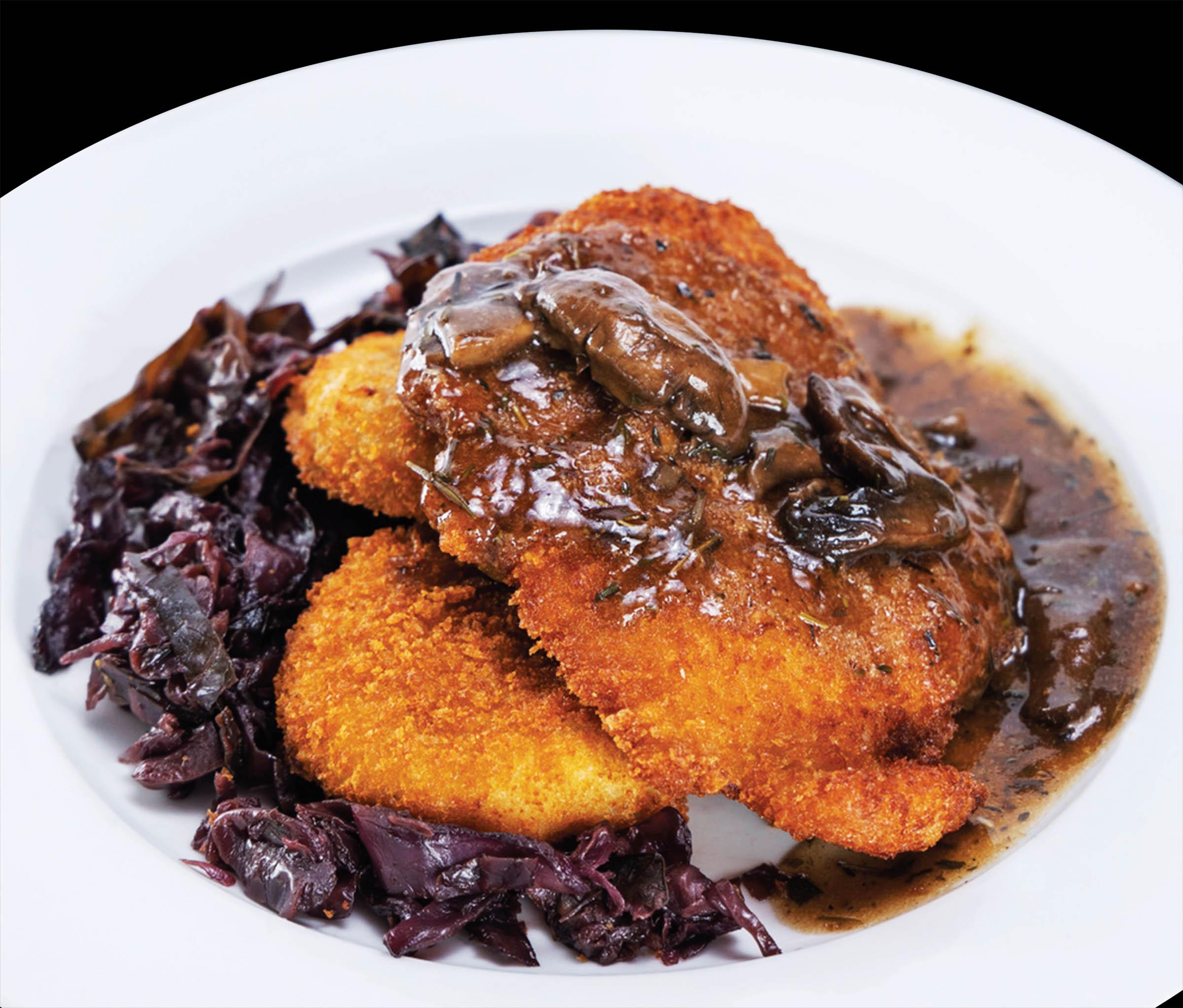 Jagerschnitzel | Yellow Dog Café